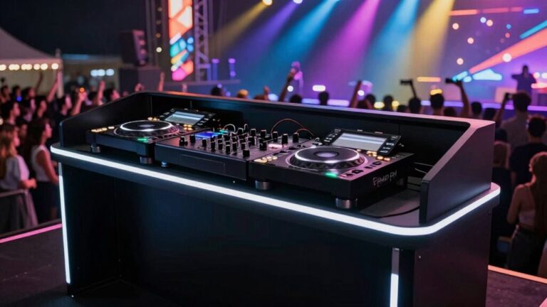15 Best DJ Booth Tables for Mobile Gigs in 2026 - Dead Set Live